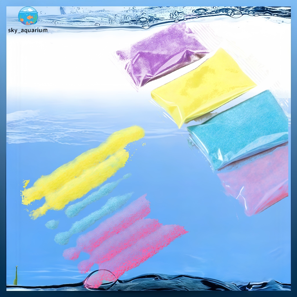 Aquarium Colorful Quartz Sand Miniature fish Tank Colored bottom sand ...