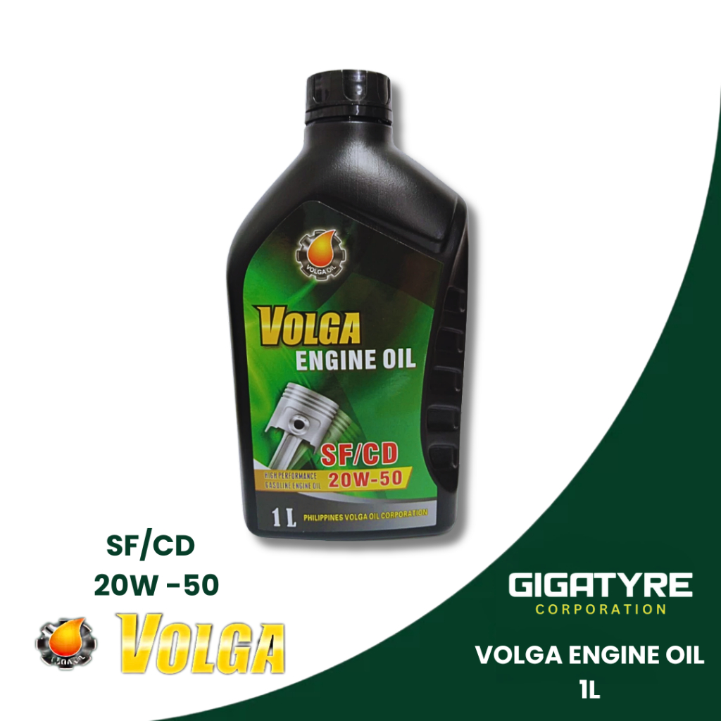 GIGATYRE - Volga 20W50 Gasoline Oil 1L x24 (SF/CD) – High-Performance Engine Oil for Gas ...