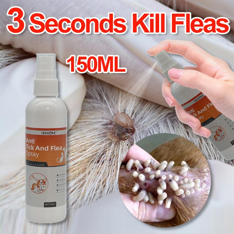SENLOVE Dog Spray For Tick And Flea Anti Tick And Flea For Cats ...