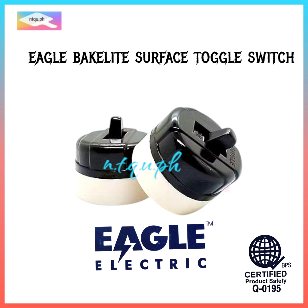 Eagle Heavy Duty Bakelite Surface Toggle Switch (Tumbler Switch) B735 | Shopee Philippines