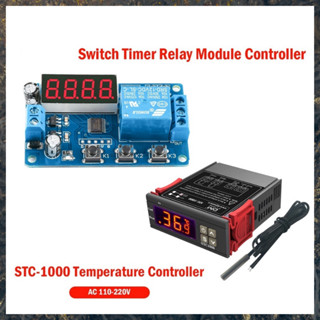 Relay Module Switch Trigger Time Delay Circuit Timer Cycle Adjustable STC1000 Temperature ...