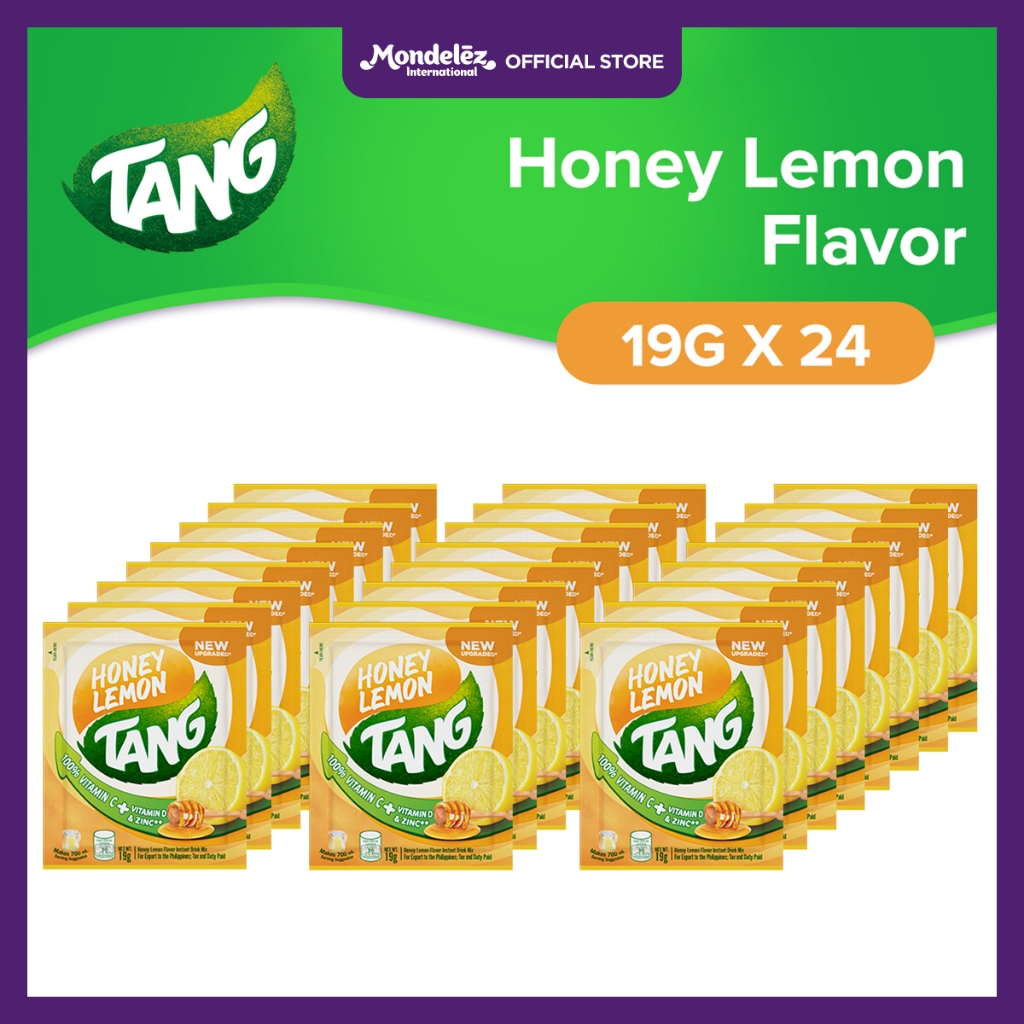 Tang Instant Drink Mix - Honey Lemon Flavor 19g with Vitamins and ...
