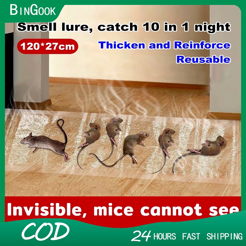 1.2M Big Sticky Mice Glue Trap Mouse Board High Effective Rodent Rat ...