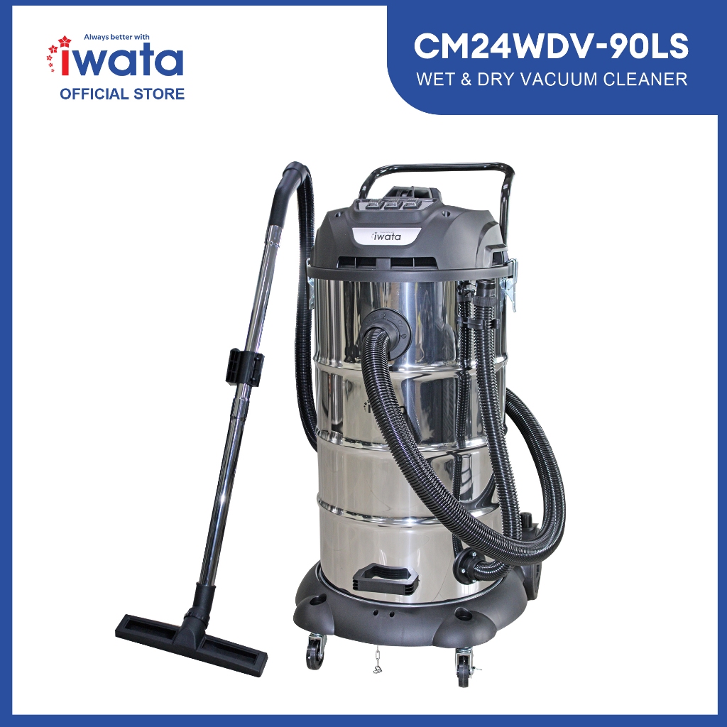 Iwata CM24WDV-90LS Wet and Dry Vacuum Cleaner | Shopee Philippines