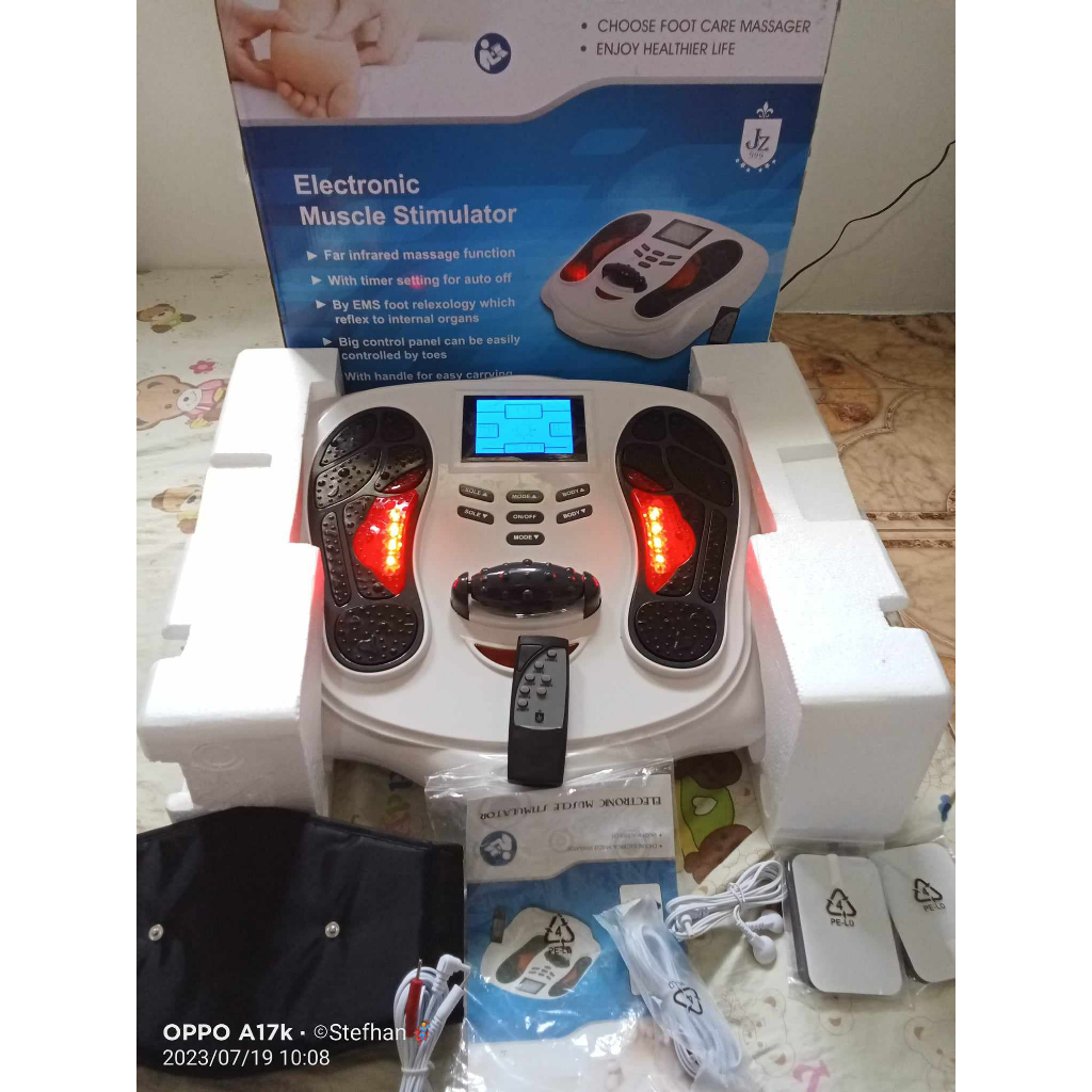 ORIGINAL! Electronic Muscle Stimulator! to mainten blood cerculation ...