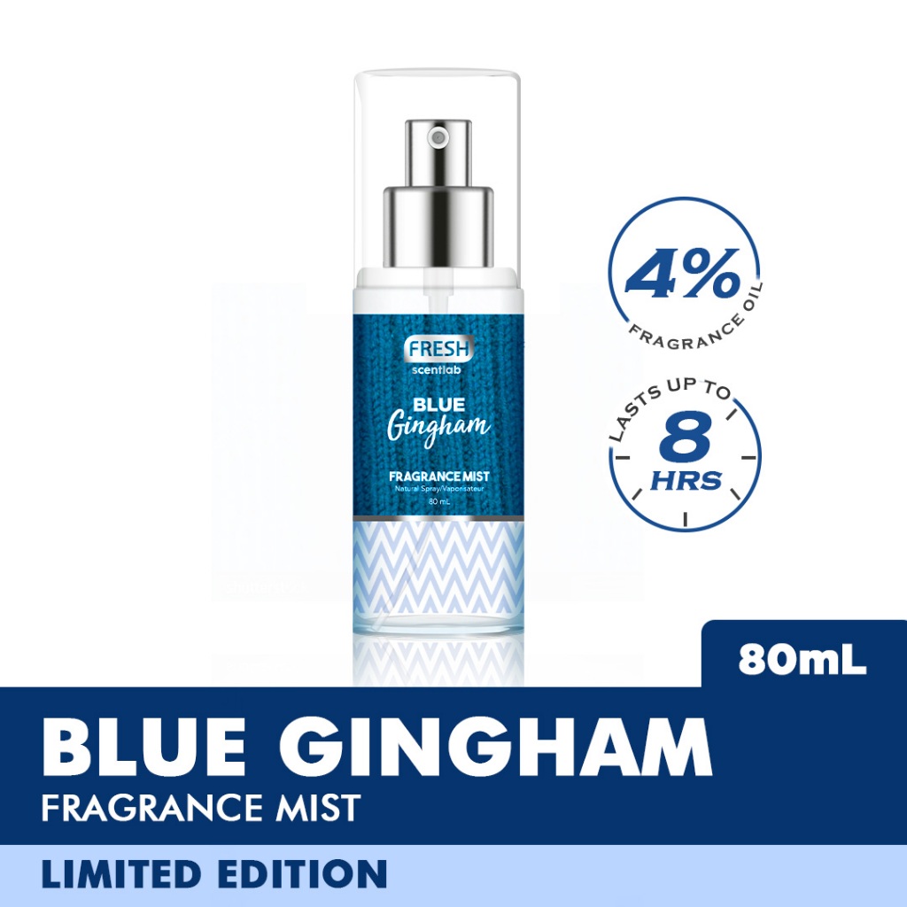 Fresh Scentlab Vlue Gingham Fragrance Mist 80 mL | Shopee Philippines