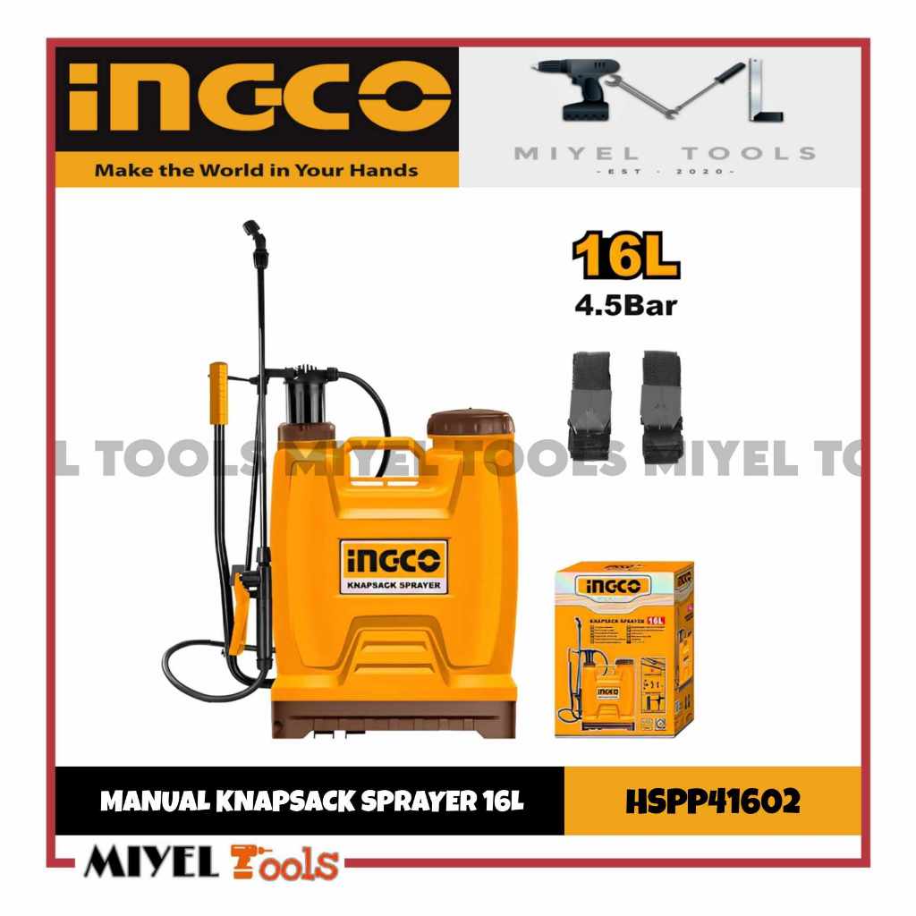 INGCO Manual Knapsack Sprayer 16L HSPP41602 | Shopee Philippines