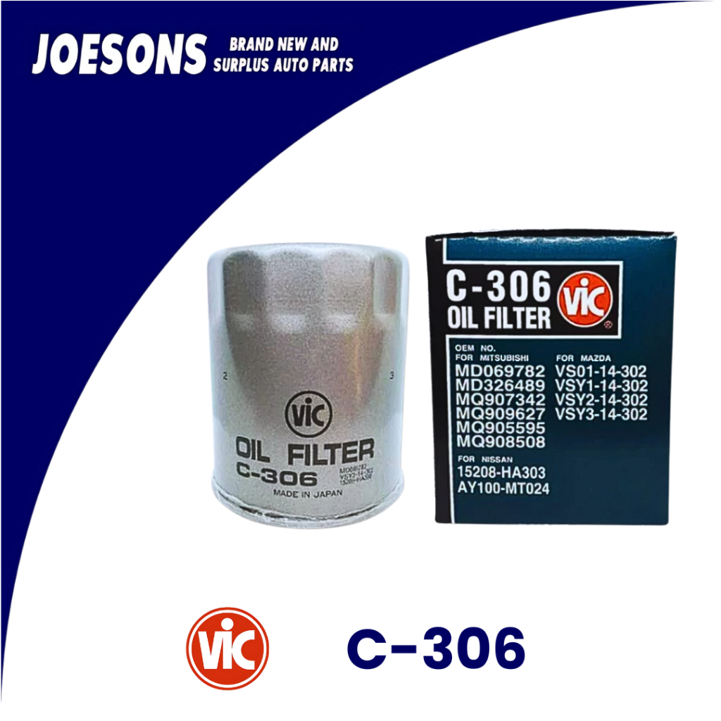 C-306 OIL FILTER 4D56 4D56T 4WD 86/ VIC for PAJERO / ADVENTURE / L300 ...