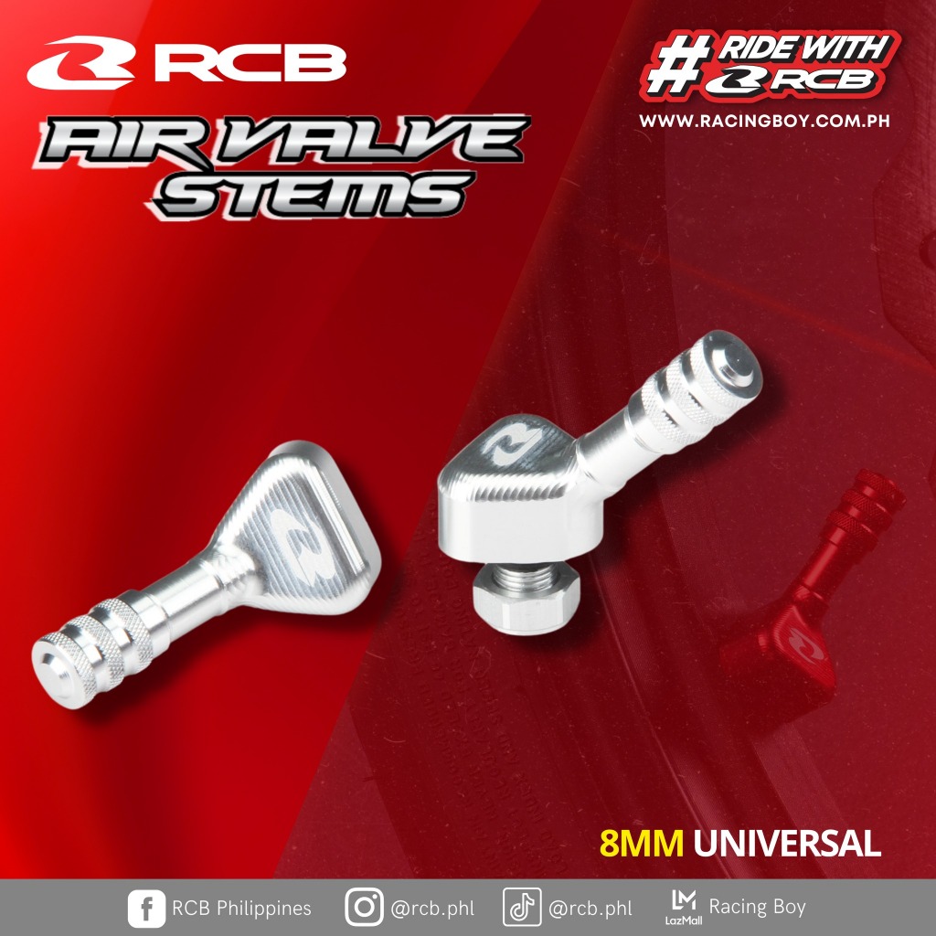 RCB AIR VALVE STEM 8MM [UNIVERSAL] | Shopee Philippines