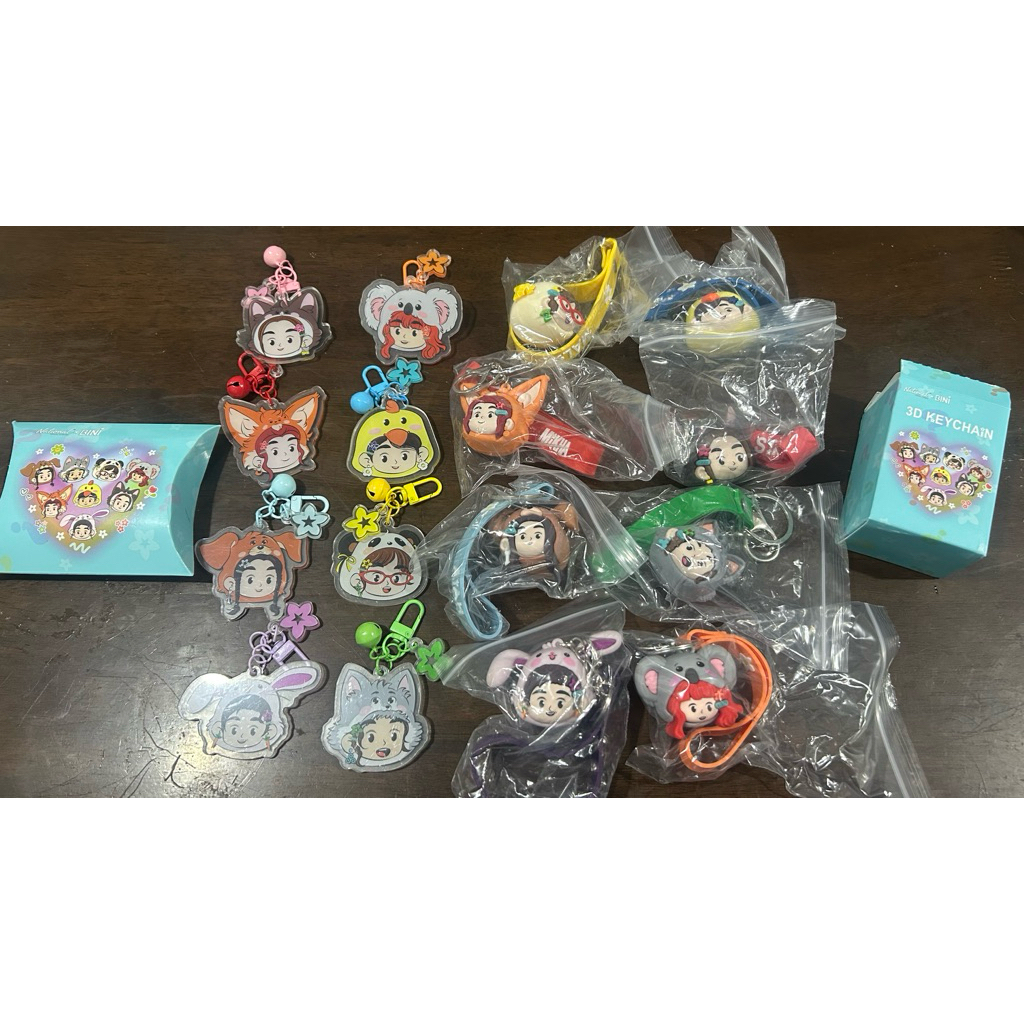 NBS x BINI Official 3D and Acrylic Keychain (UNSEALED) | Shopee Philippines