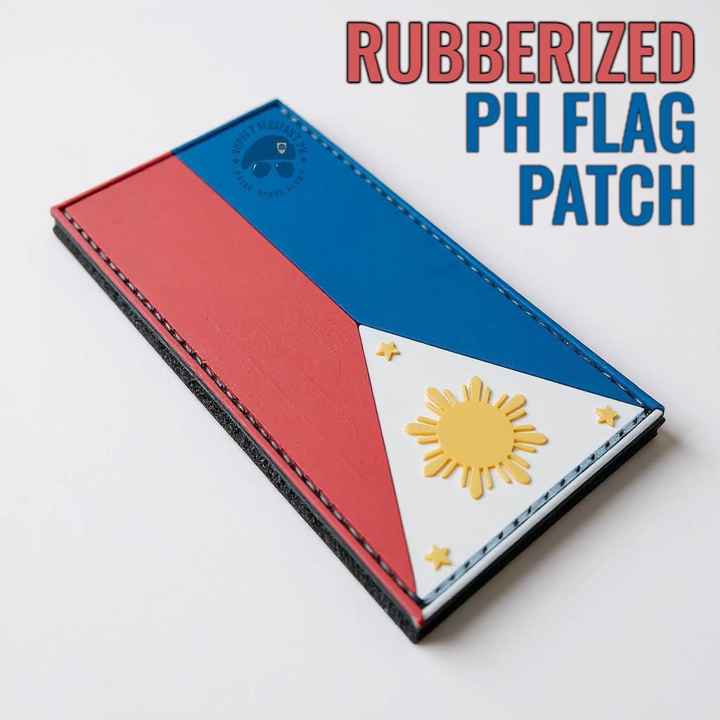 PVC Rubberized PH Flag Patch | Shopee Philippines