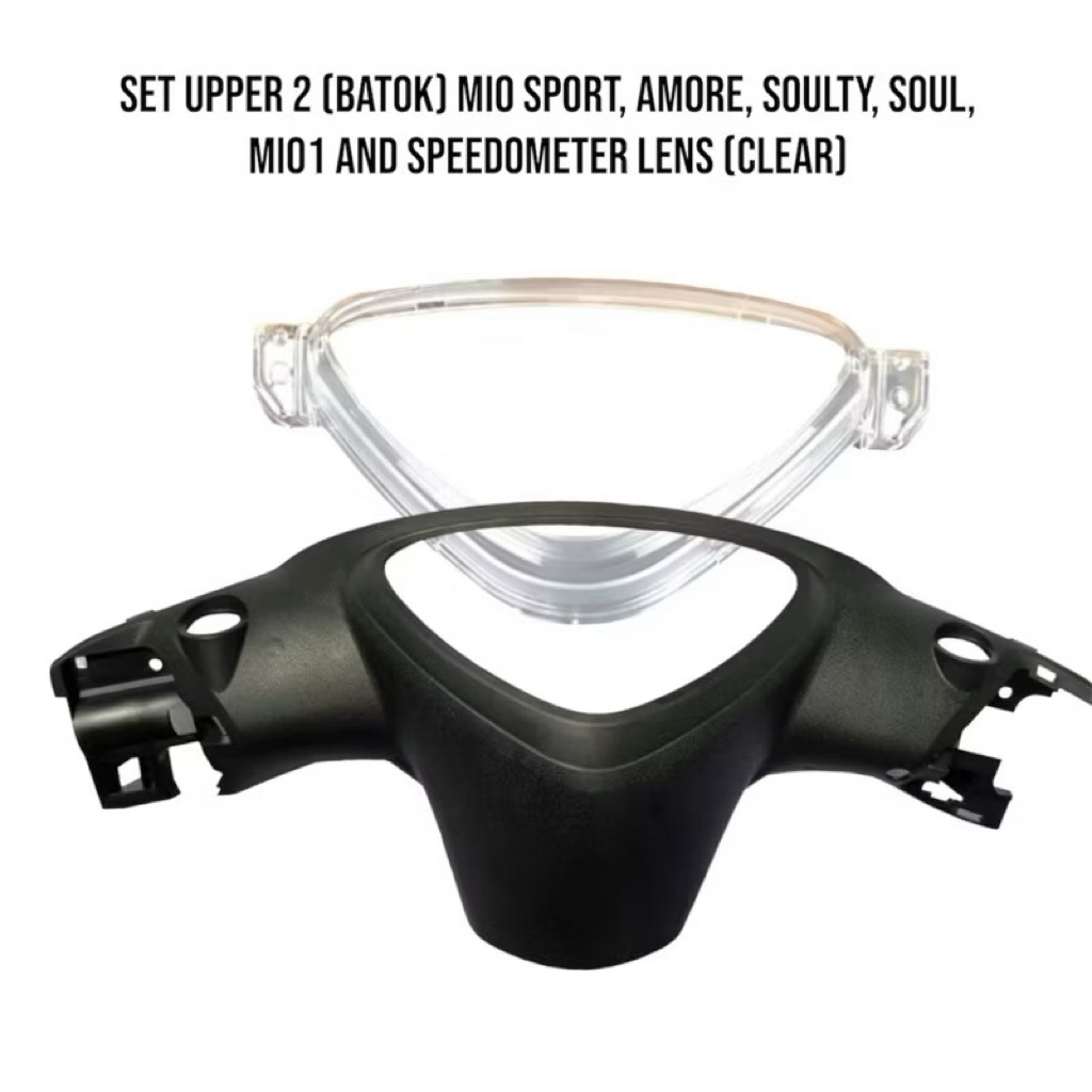 2in1 SET -UPPER 2 (BATOK) AND SPEEDOMETER LENS FOR MIO SPORTY, AMORE ...