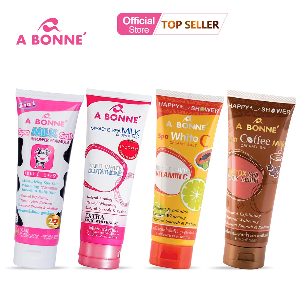 Abonne Spa Milk Salt Creamy Salt Body Scrub Tube 350g Body Care ...