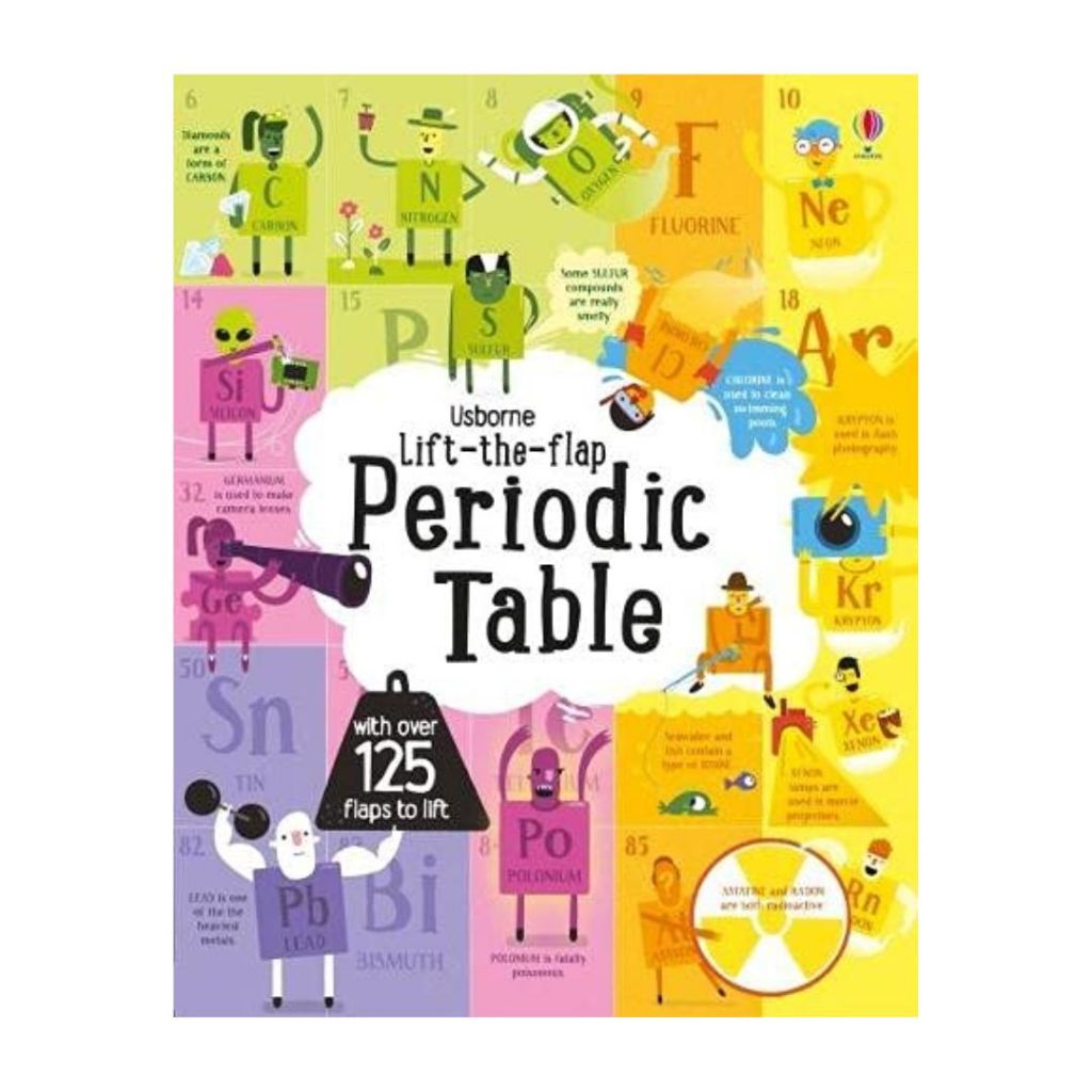 Usborne Lift-the-flap PERIODIC TABLE (brand new board book) - slight ...
