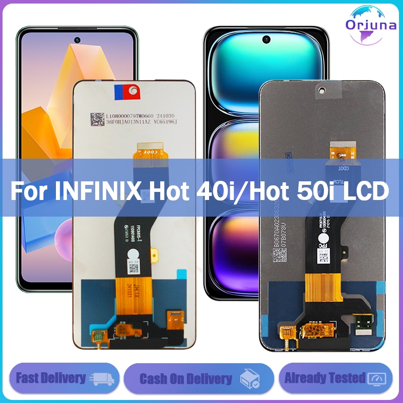 LCD For Infinix Hot 40i 50i LCD Display Touch Screen Digitizer Assembly ...