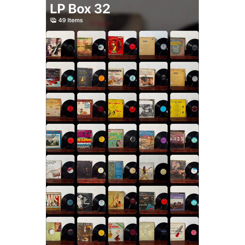 Vintage Long Playing Vinyl Records Box 32 Various Artists | Shopee ...