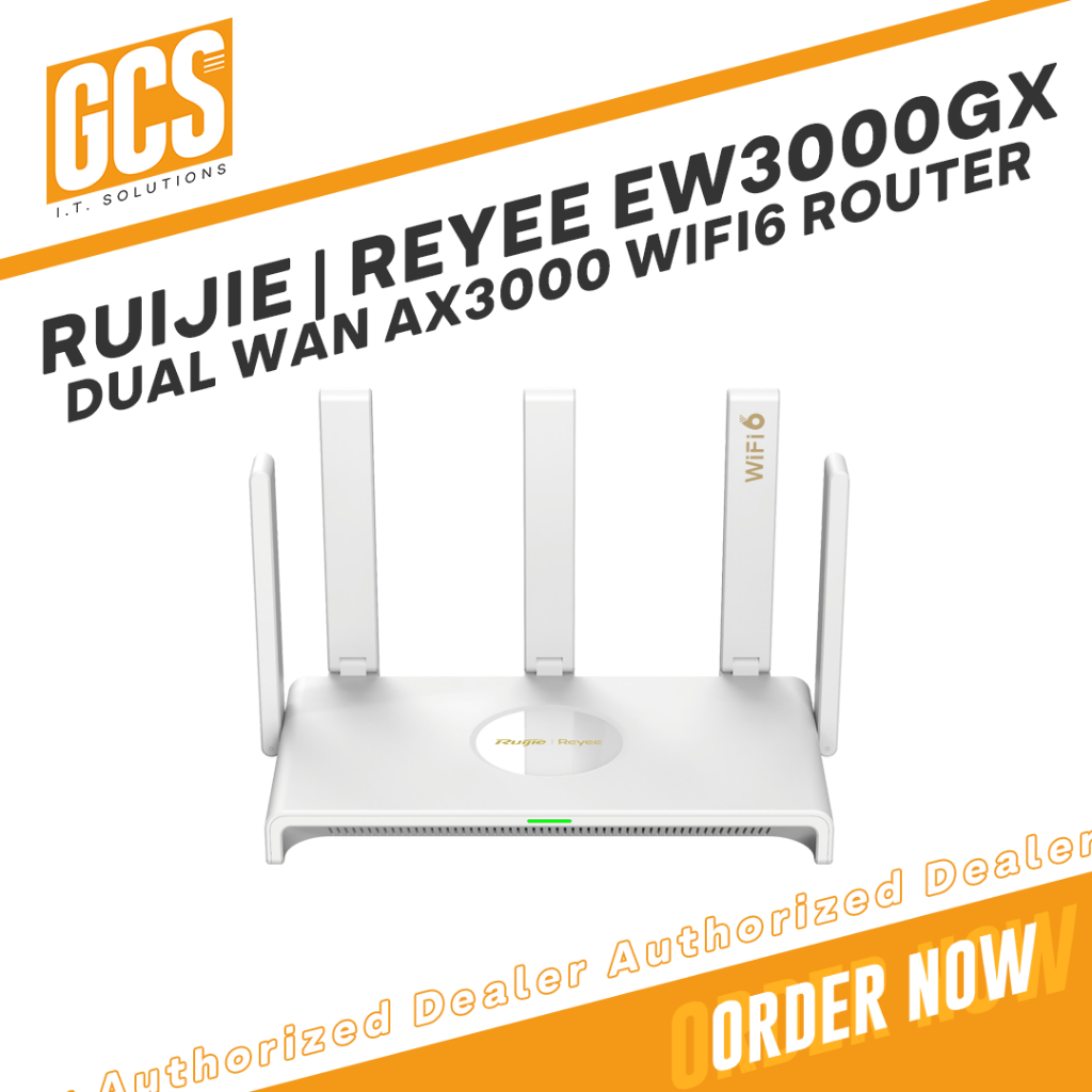 Ruijie Reyee RG-EW3000GX 3000M AX3000 Wi-Fi 6 Dual-WAN Gigabit Router ...