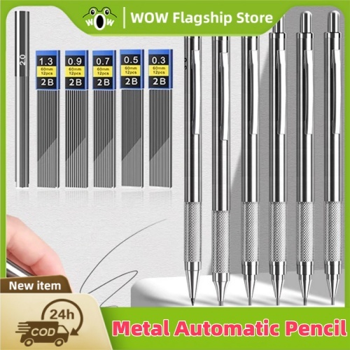 1pcs Metal pencils 0.5/0.7/0.9/1.3mm automatic pencils Mechanical ...