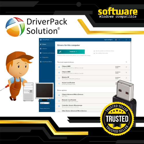 Driver Pack Solution version 17 Full Offline Flash Drive For Windows PC ...