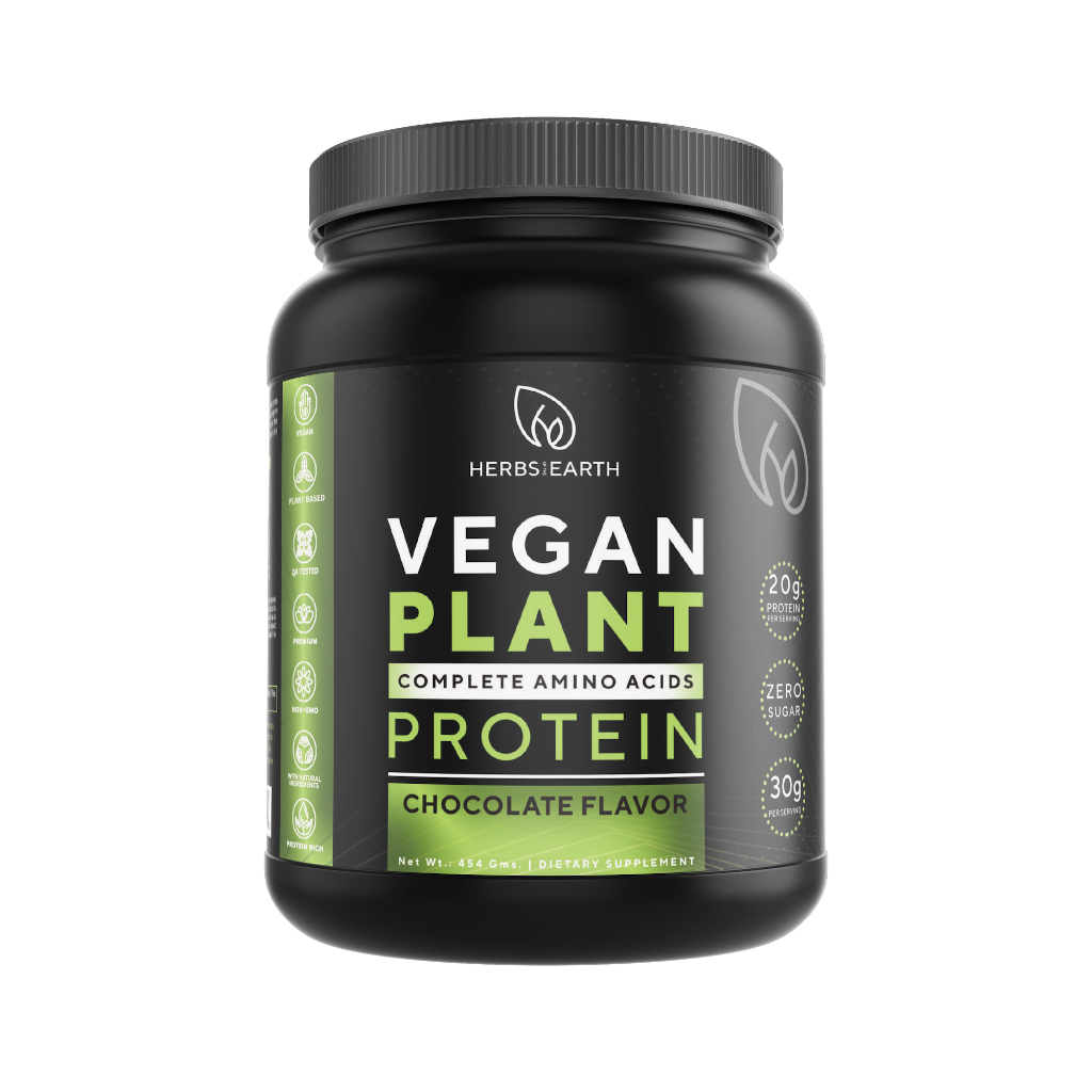 VEGAN Plant Based Protein Powder 20g Protein + Calcium + Iron, 454 ...