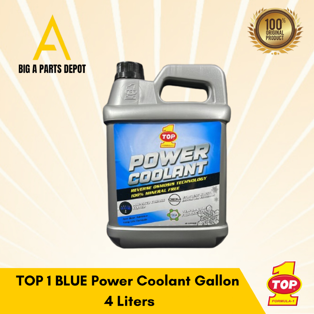 Top 1 - Long Life Radiator Power Coolant BLUE Gallon 4 Liters ...