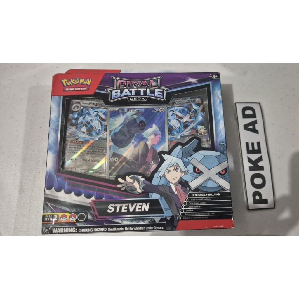 Pokemon Tcg Rival Battle Deck Steven | Shopee Philippines