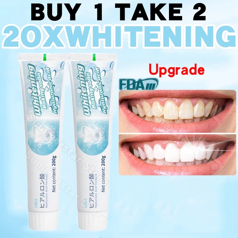 【Upgrade】teeth Whitening toothpaste Peppermint Food Graded Family ...