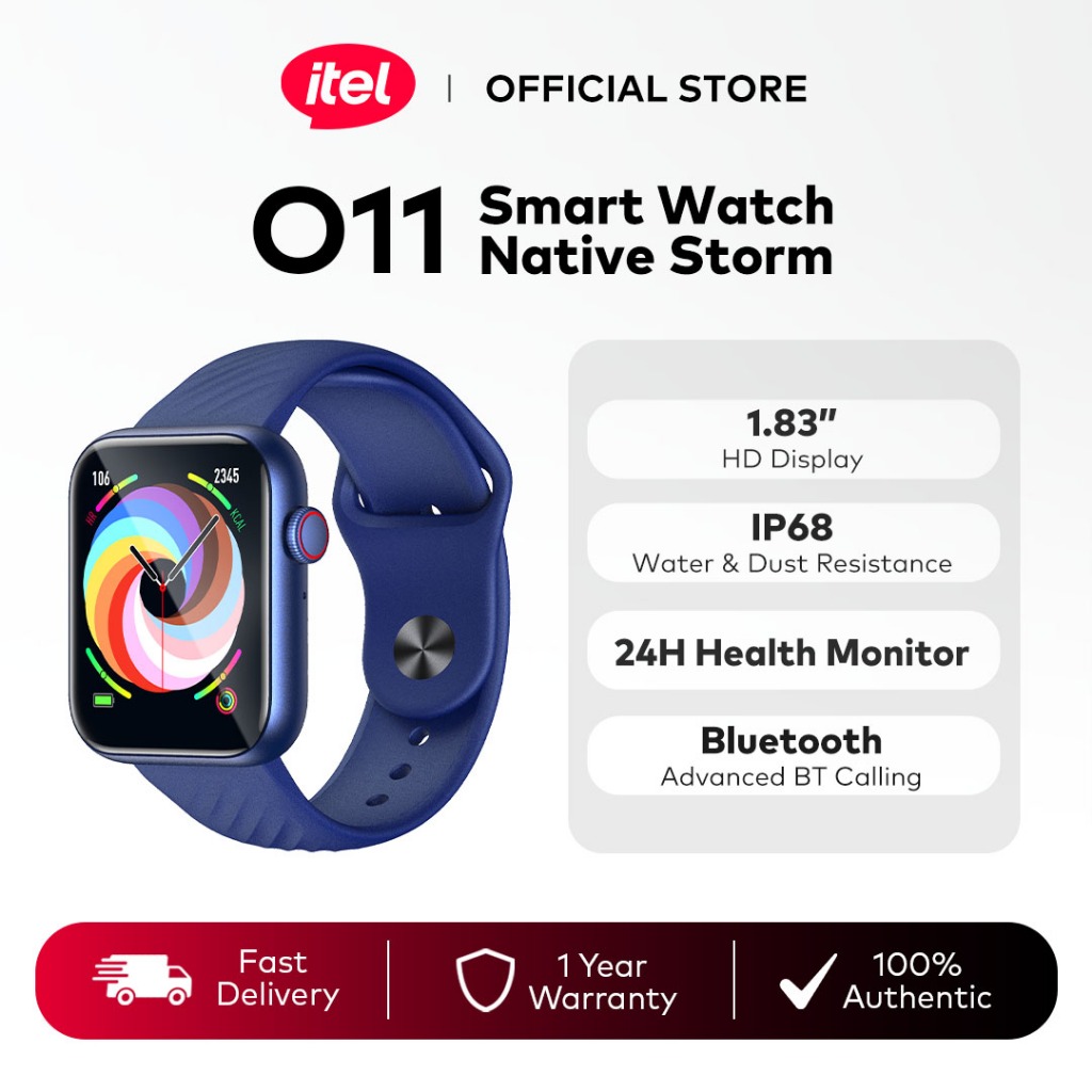 itel O11 Smart Watch Quby Edition | 1.83"Screen | Health Monitor ...