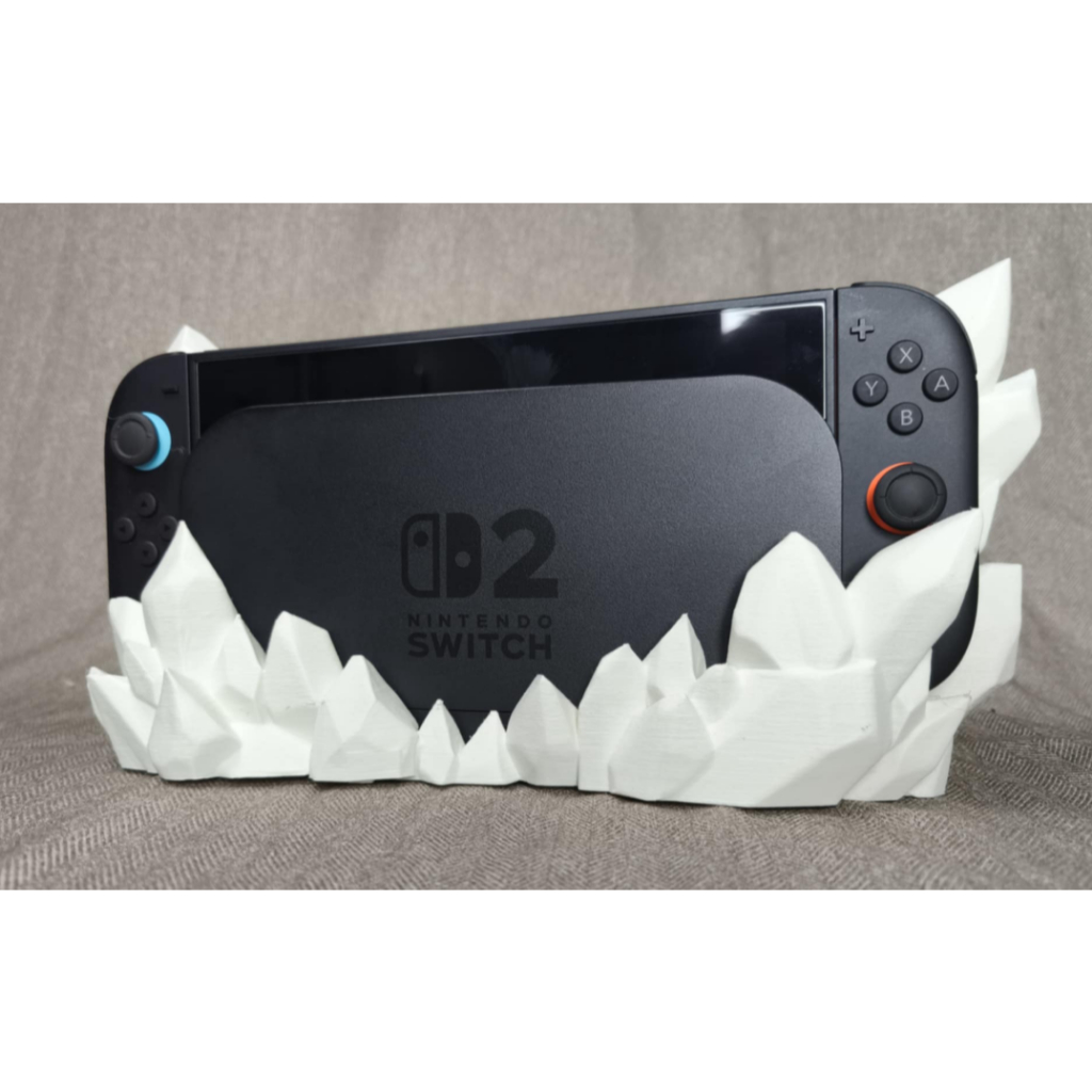 Nintendo Switch 1 or 2 NS2 Crystal Design Decor for Dock Stand Holder ...