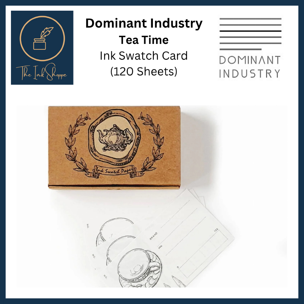 Dominant Industry Ink Swatch Card - Tea Time (120 sheets) | Shopee ...