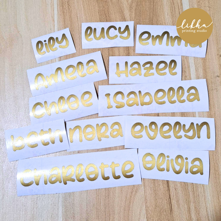 Personalized vinyl decal stickers for names logos quality gifts ...