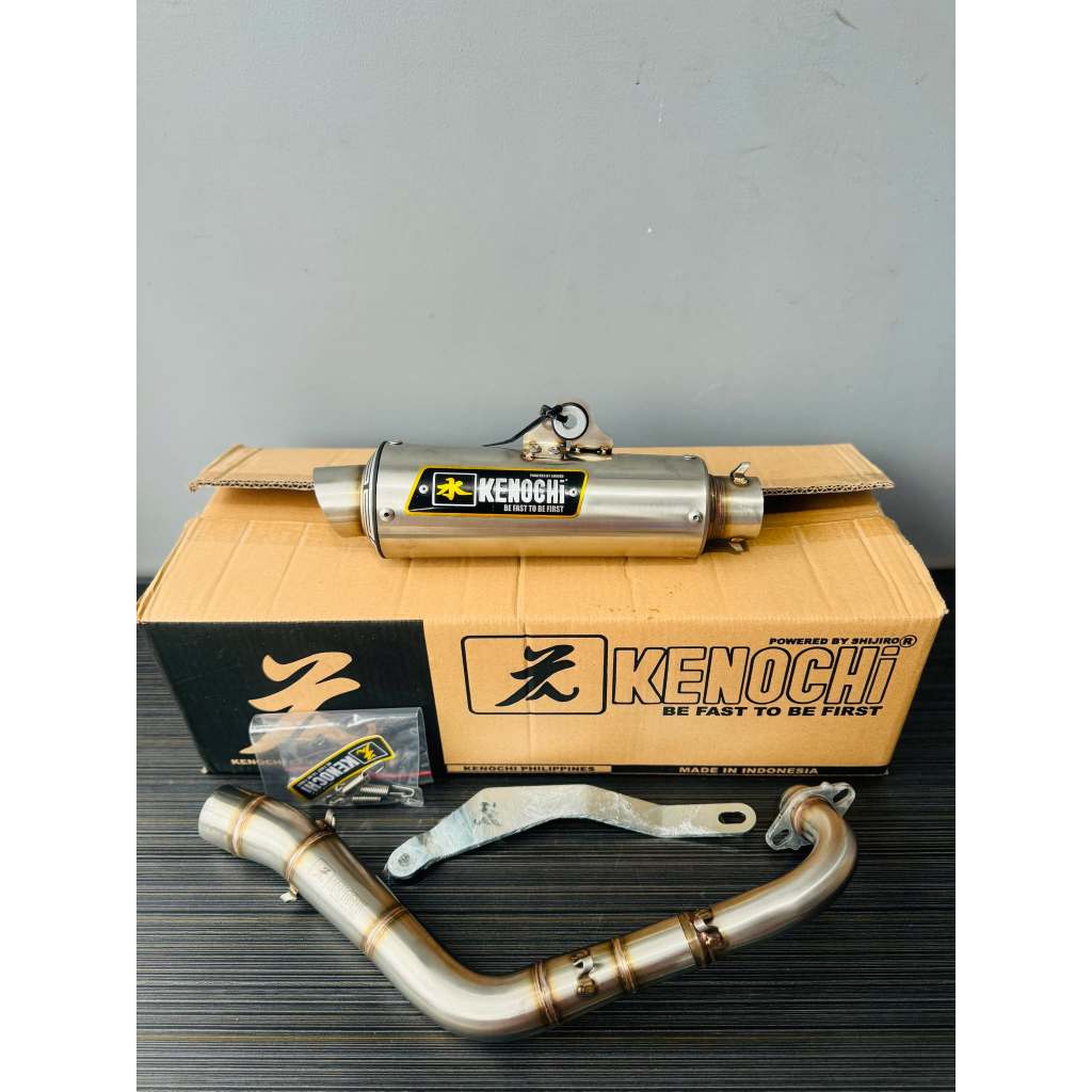 KENOCHI PIPE K2 V1 V2 BLACK STAINLESS CLICK MIO NMAX AEROX BEAT PCX160 ...