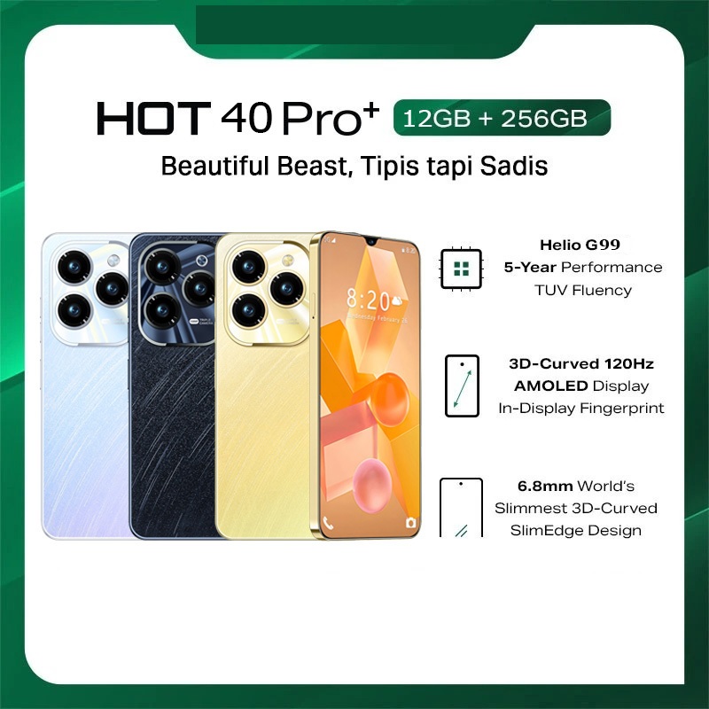 ΙΝFΧ Hot 40 Pro Hot 40i 5G Cellphone 16GB+512GB Full Screen 5000mAh ...