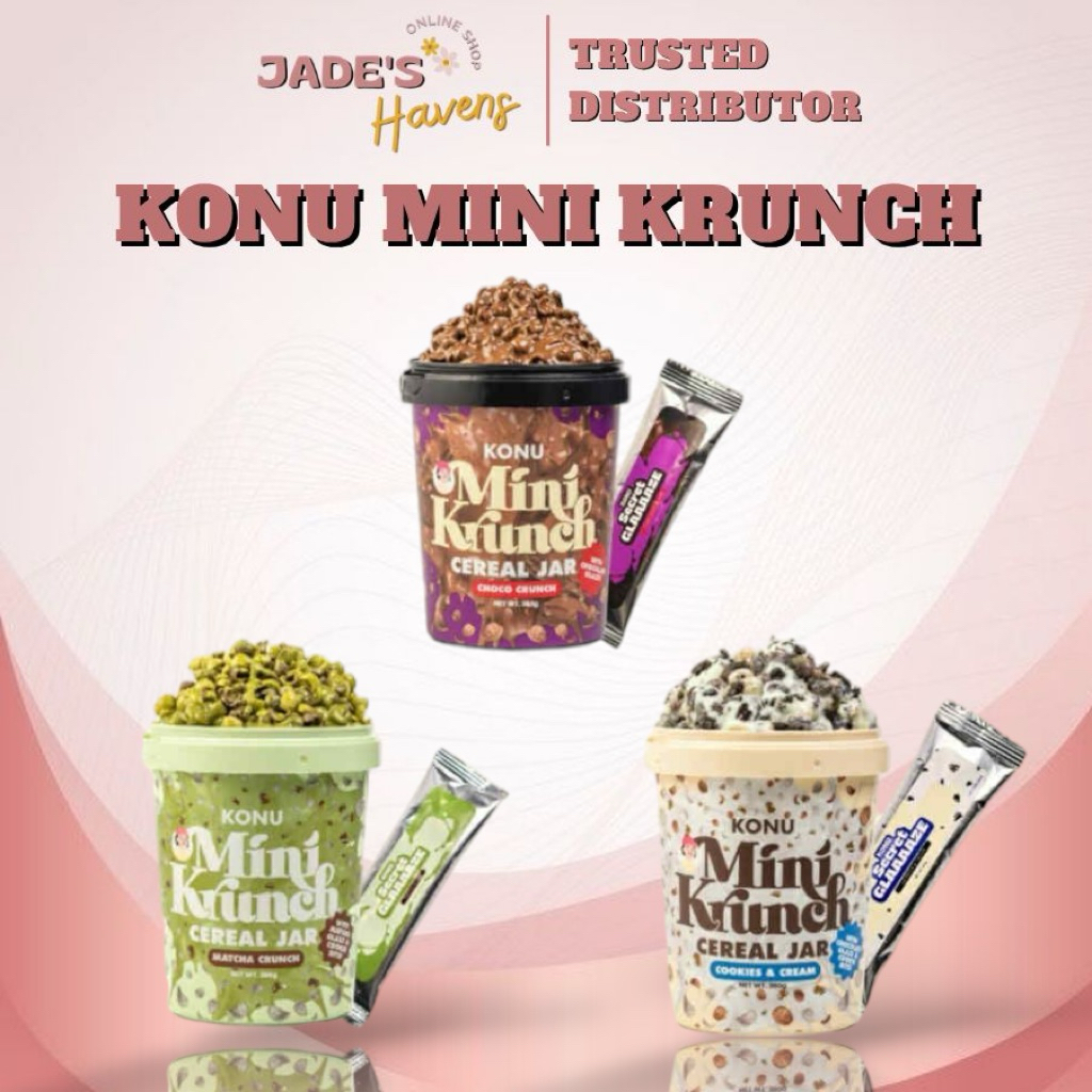 Konu Mini Krunch Extra Big Cereal Jar 360g with Secret Glazed Choco ...
