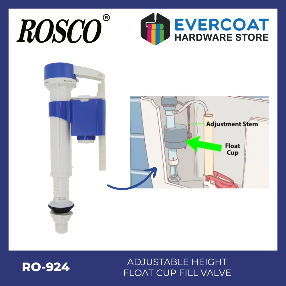 RO-924 Rosco Adjustable Height Float Cup Fill Valve | Shopee Philippines