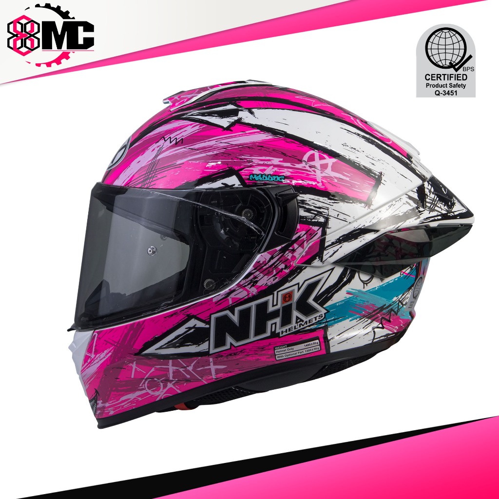 NHK Helmets K5R - Archie McDonald Full Face Dual Visor Helmet ...
