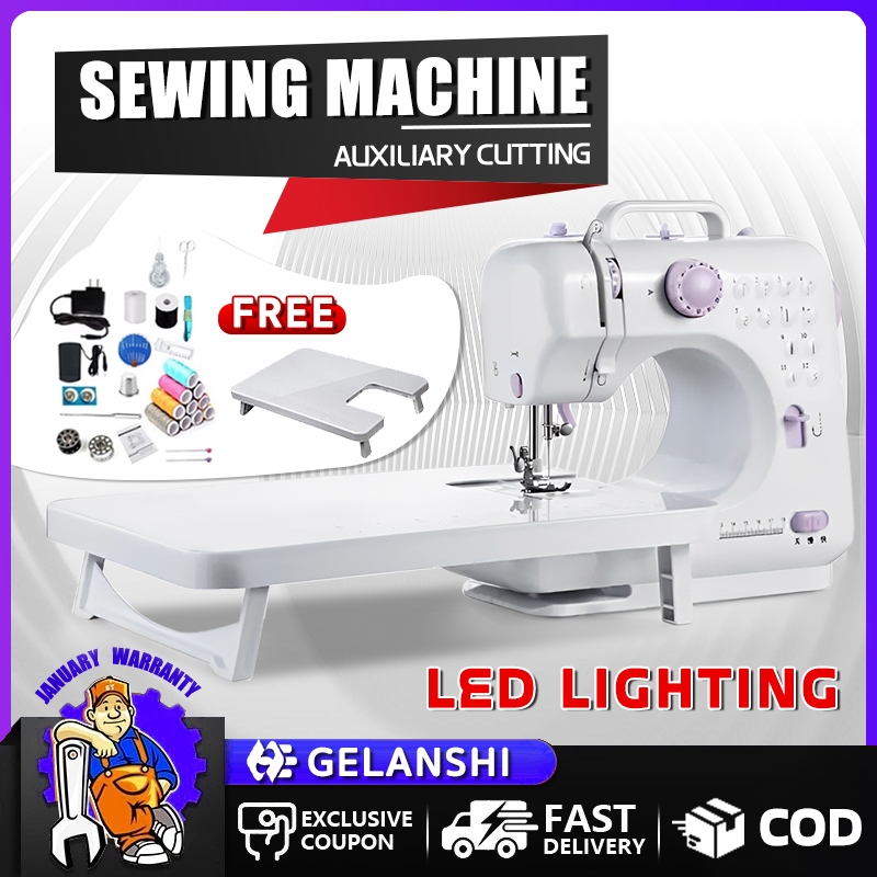12-Stitches Portable Sewing Machine Multifunctional Household Mini ...