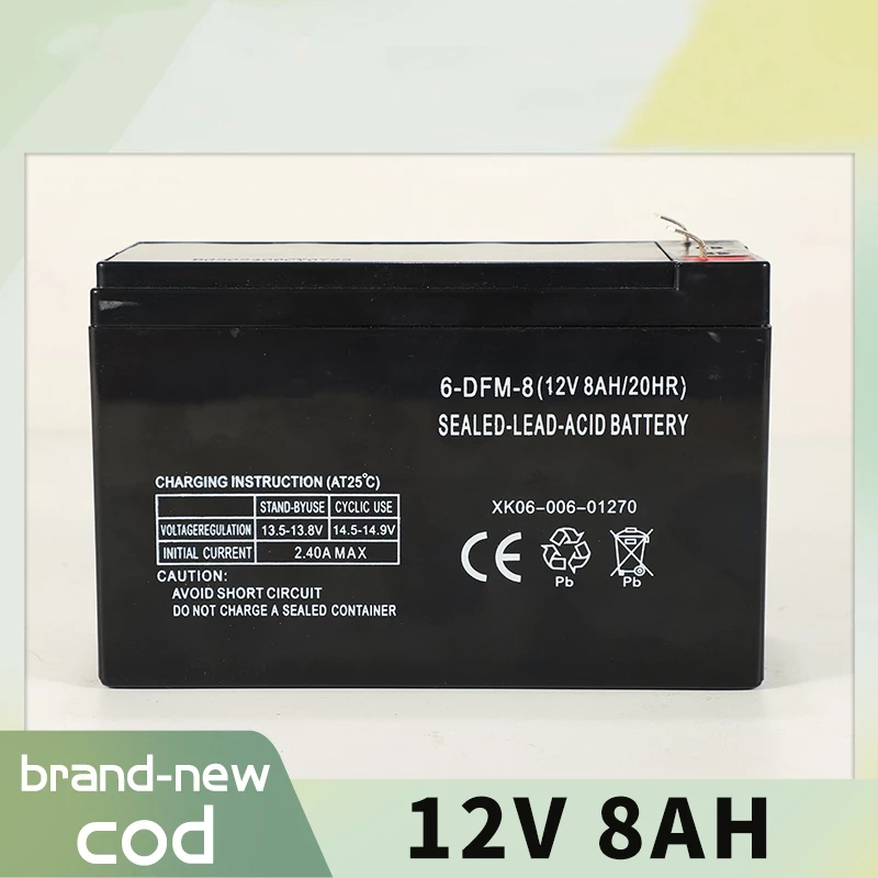 【COD】BATTERY for Knapsack Sprayer 12v 8Ah UPS Battery Rechargeable ...
