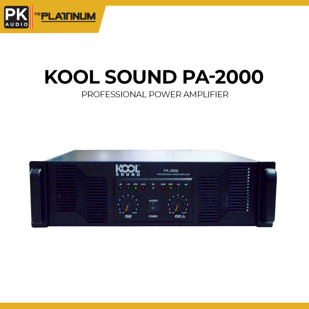 Koolsound PA-2000 Power Amplifier | Shopee Philippines