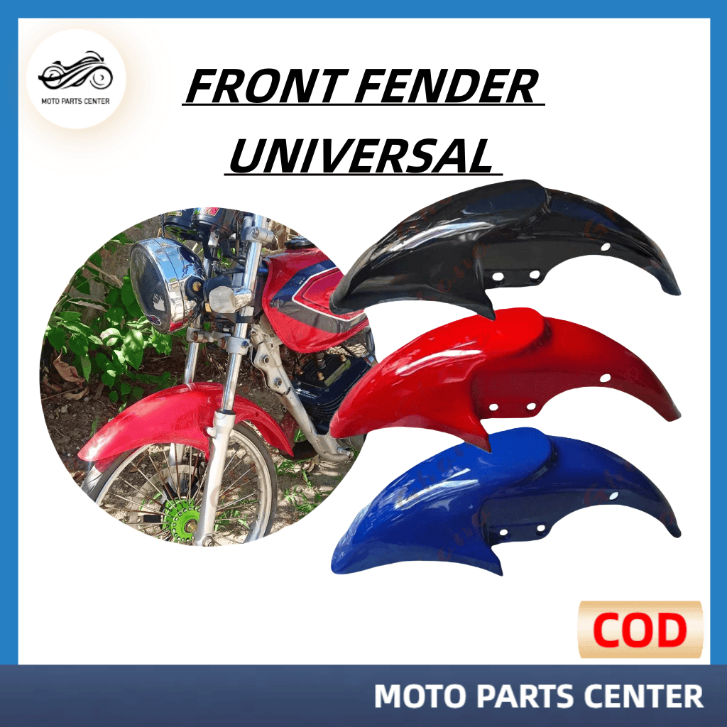 COD MOTORCYCLE FAIRINGS FRONT FENDER UNIVERSAL A72 BLACK/BLUE/RED ...