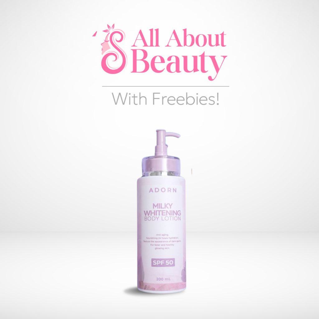 ADORN Milky Whitening Body Lotion Blueberry SPF 50 Anti Aging Hydrating ...