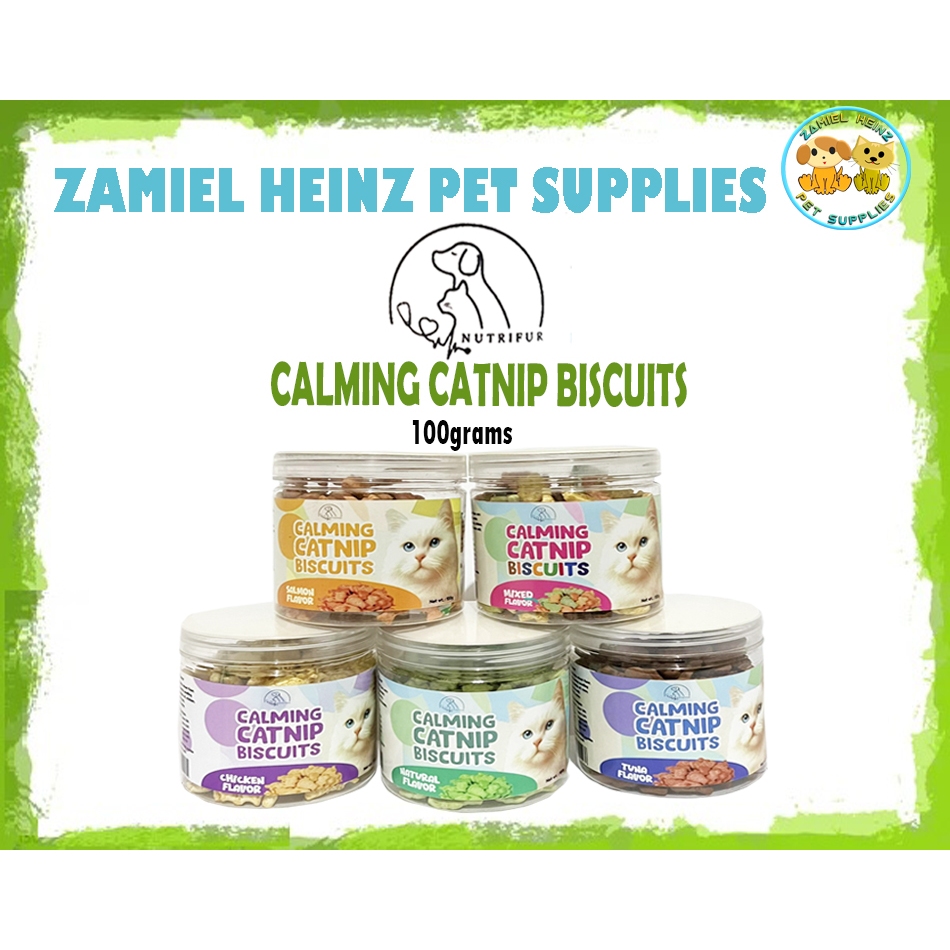CALMING CATNIP BISCUITS for Cats | 100grams | Shopee Philippines
