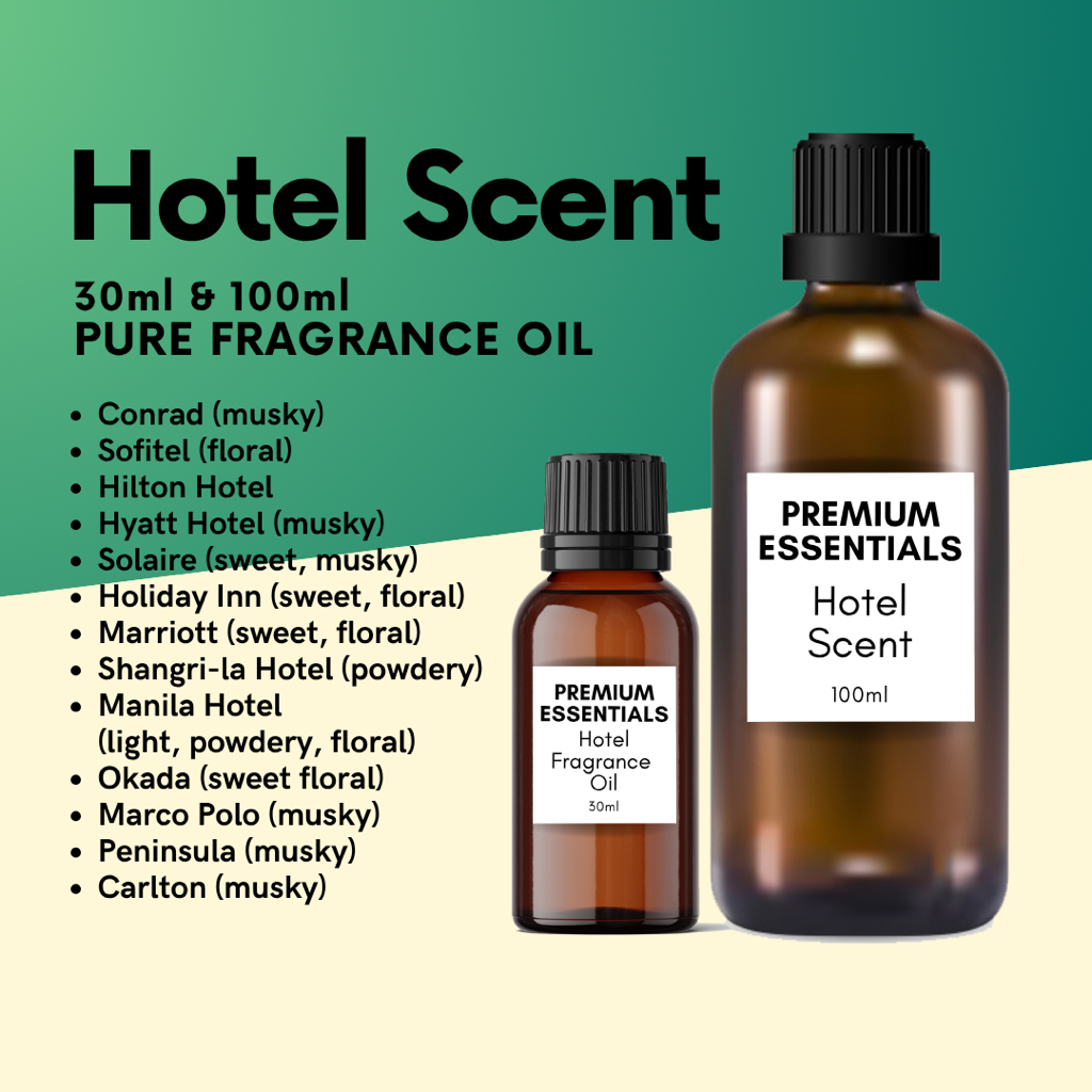 HOTEL SCENT (30ml/100ml) DIY HUMIDIFIER, DIFFUSER, ROOM SPRAY ...
