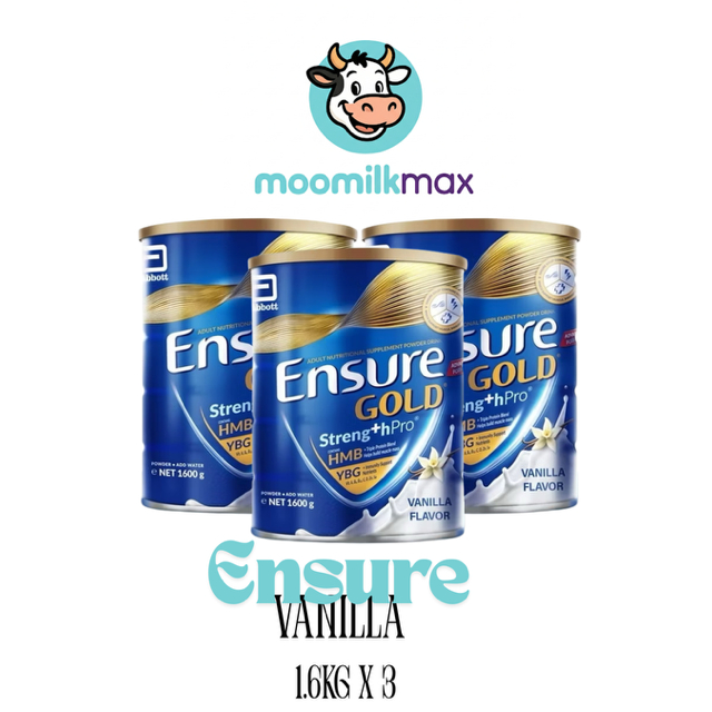 Ensure Gold Vanilla 1.6kg Bundle of 3 (2027) | Shopee Philippines