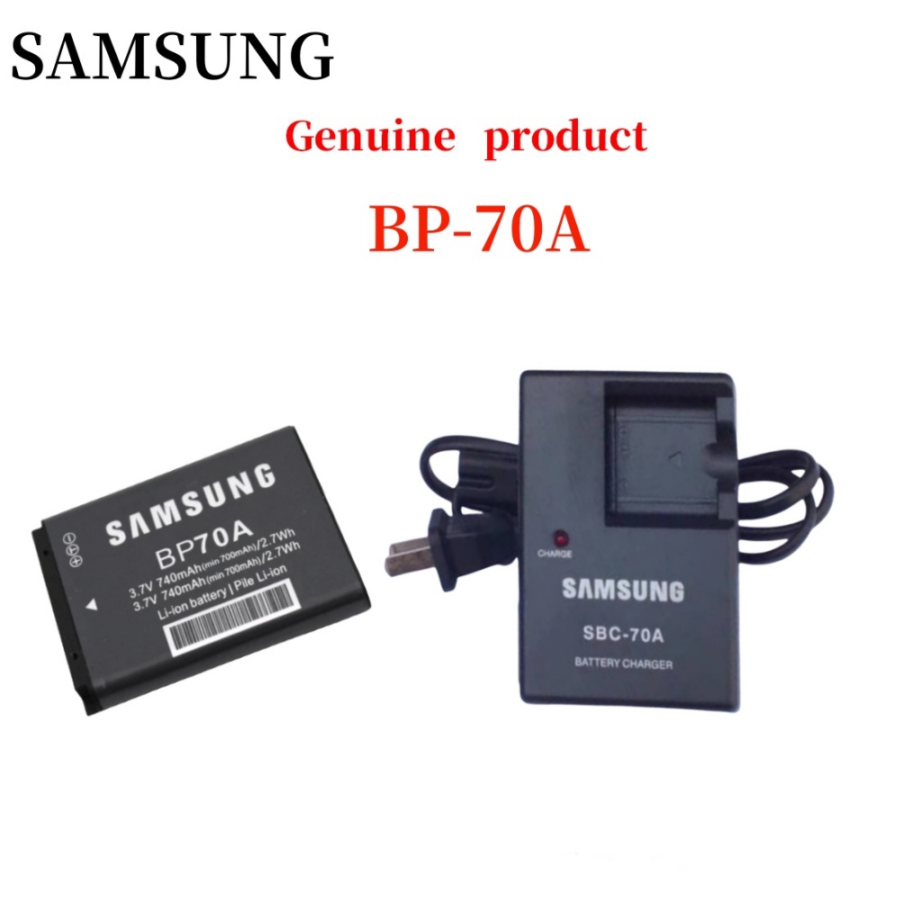 【SAMSUNG Genuine product】 SAMSUNG Digital Camera Battery SLB-70A SBC ...