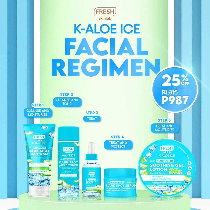 K-aloe Ice Facial Regimen | Shopee Philippines
