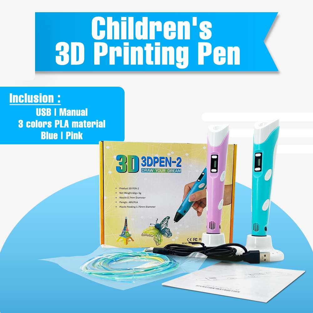 DIY 3D Pen Print Pen 3D Graffiti Pen 3D Drawing Filament For Children ...