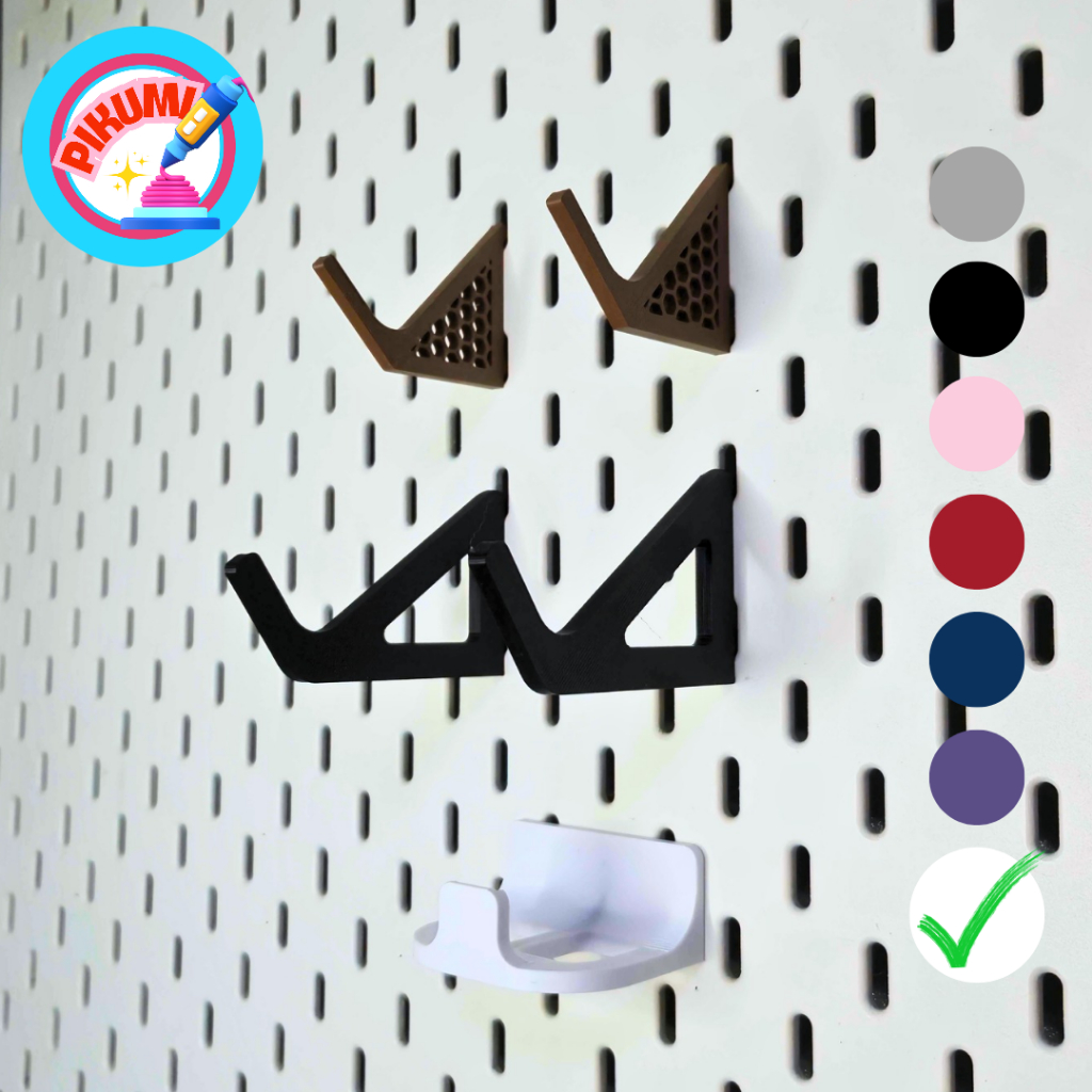[3D Printed] Skadis Pegboard Controller Mount (UNIVERSAL) | Shopee ...
