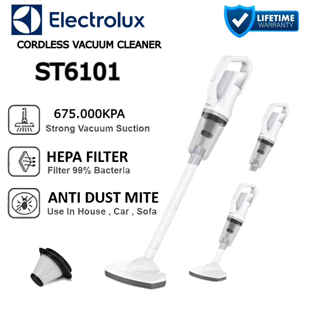 Wireless Vacuum Cleaner ST6101 PRO Household 3-in-1Mini Handheld Light House & Car Vacuum ...