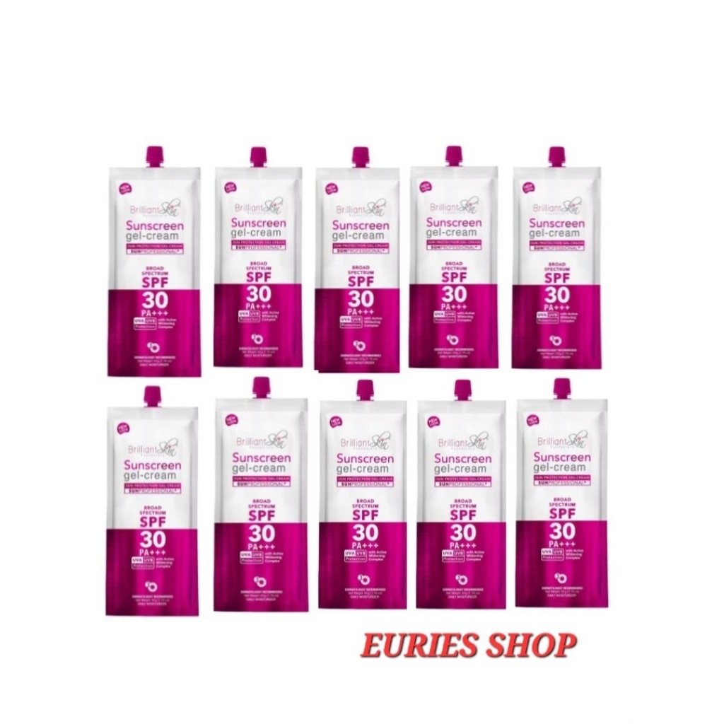 BRILLIANT SUNBLOCK 50g,RESELLER SET,10pcs or 5pcs | Shopee Philippines